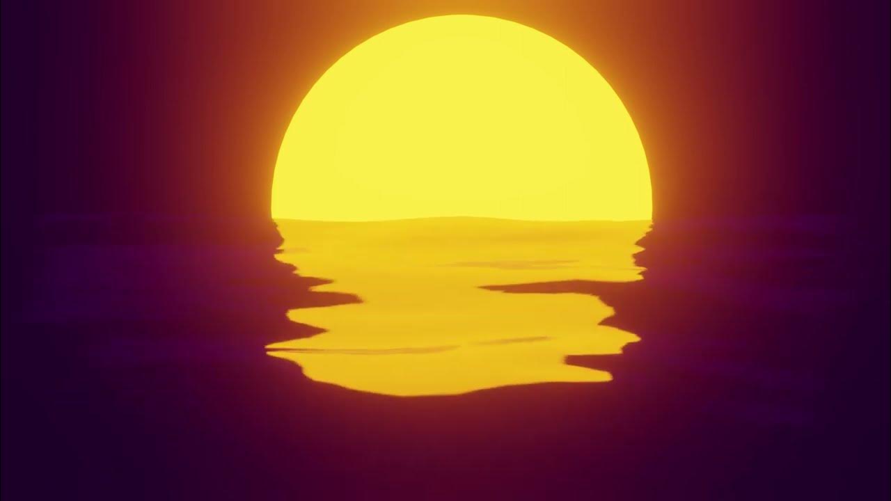 Retro-Sunset Animation - YouTube