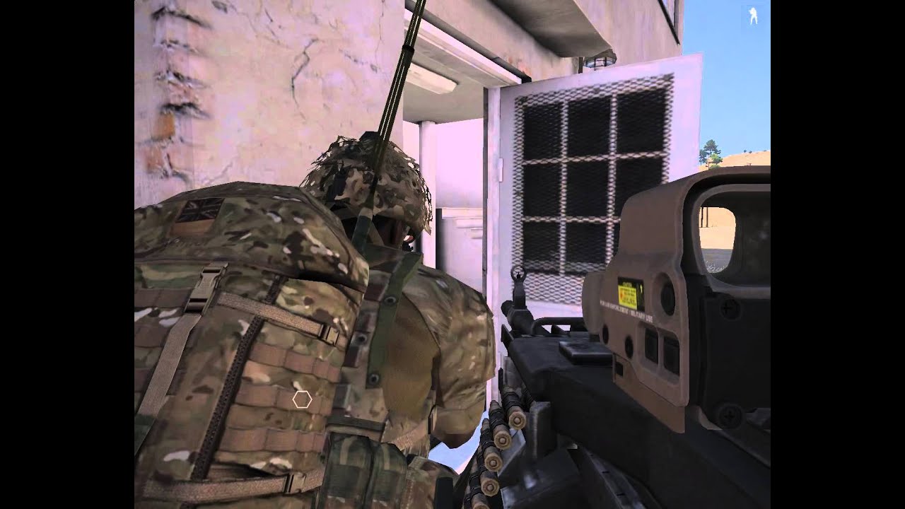 ARMA 3: breach and clear the old outpost - YouTube