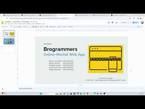 COMP229 Group project Brogrammers first release - YouTube