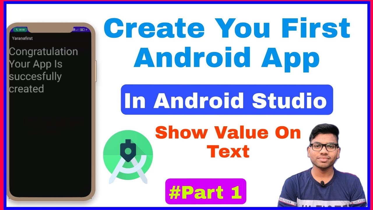 How To Use First Time Android Studio | Create Your First Own App | App ...