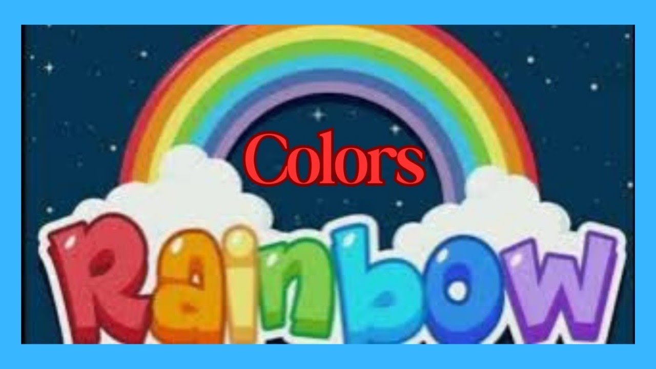 Rainbow Colors l Rainbow l VIBGYOR l English Cartoons - YouTube