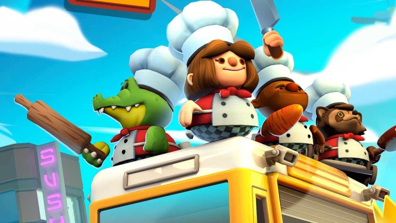 Overcooked 2 - 19 Minutes of 3 Star Sushi Rolling Gameplay - YouTube
