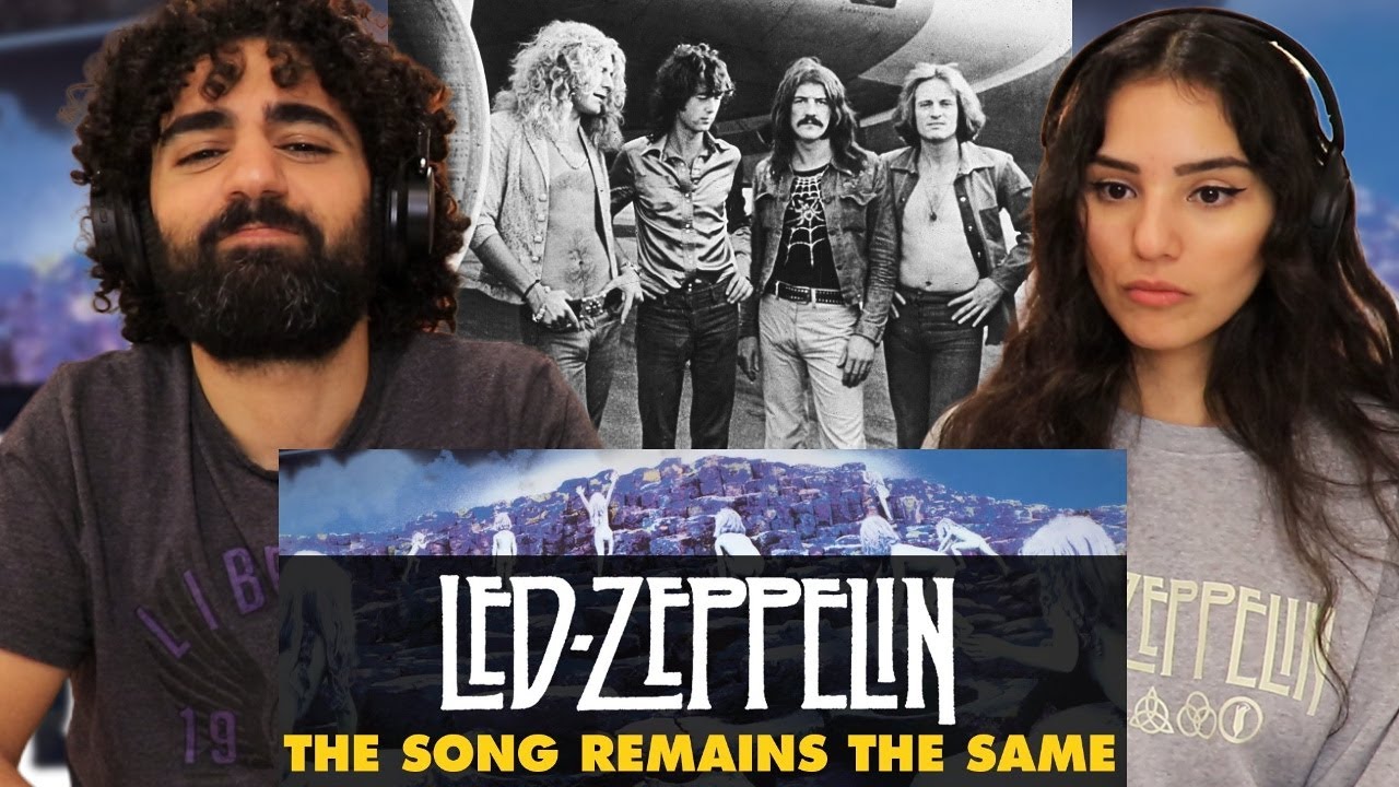 We react to Led Zeppelin - The Song Remains The Same (Official Audio ...