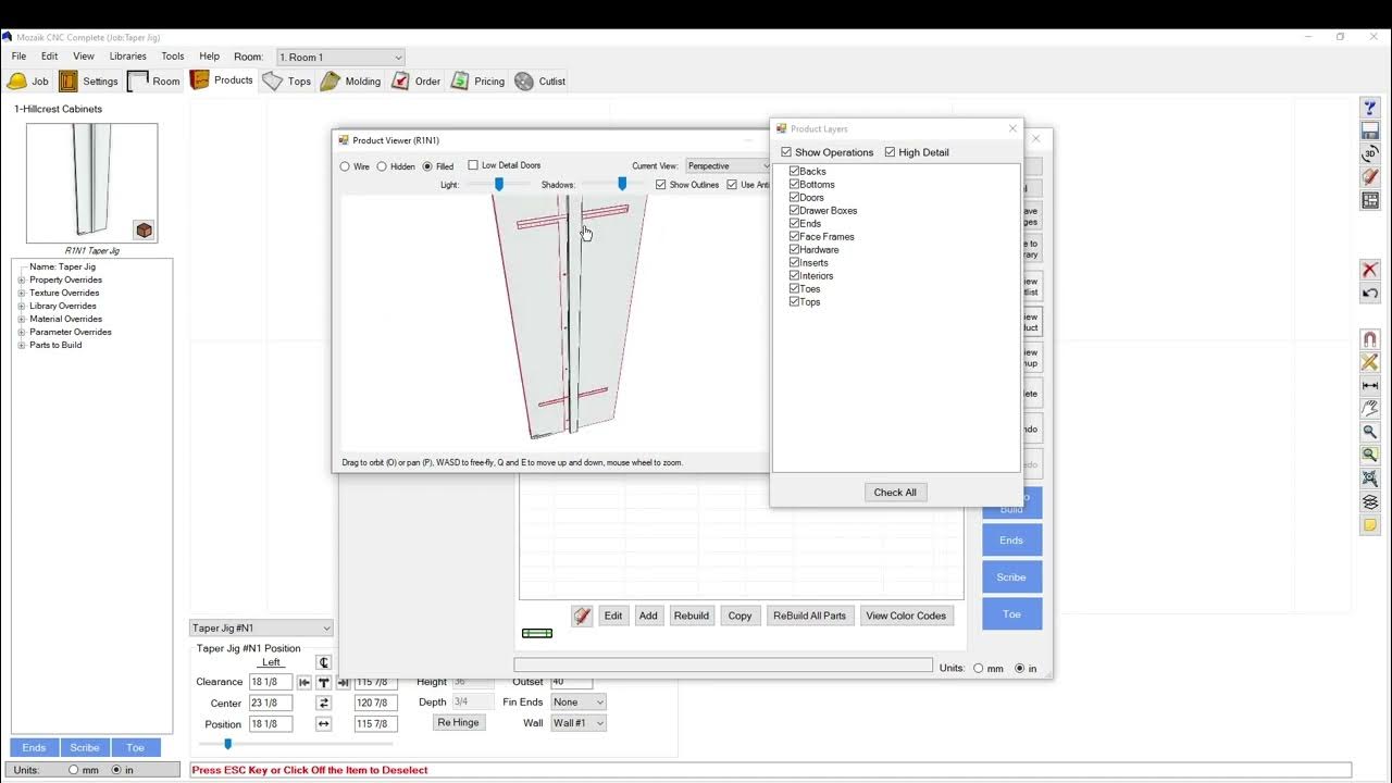 Parametric Taper Jig (Free Download) - Mozaik Software Tutorials - YouTube