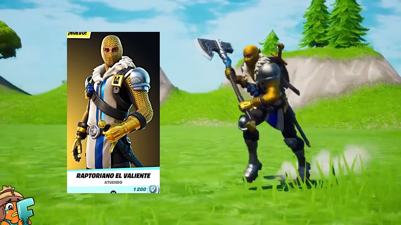 *RAPTORIANO EL VALIENTE* NUEVA SKIN *HACHA JURAMENTADA* NUEVO PICO ...