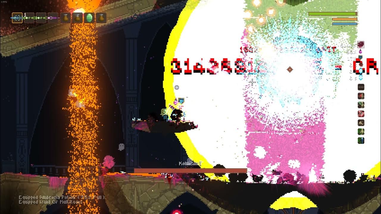 Noita 33 orb boss 1 shot - YouTube