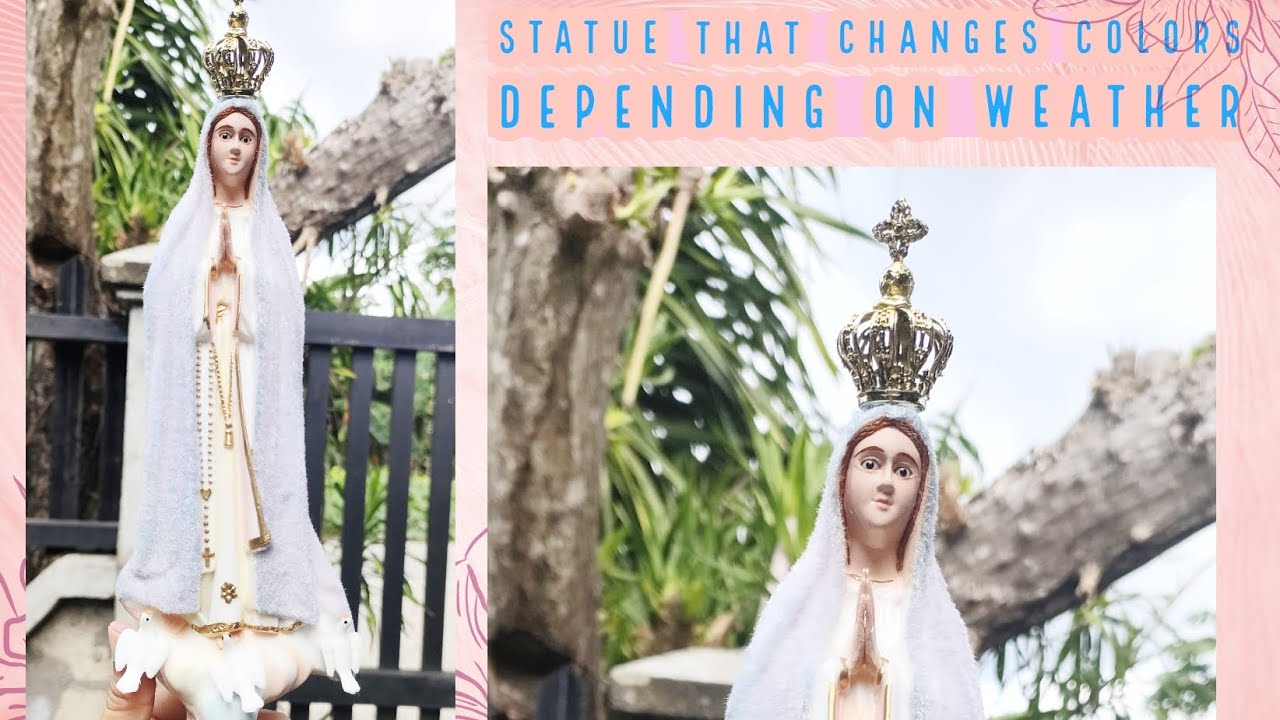 Unboxing of OUR LADY OF FATIMA | Statue that changes colors depending ...