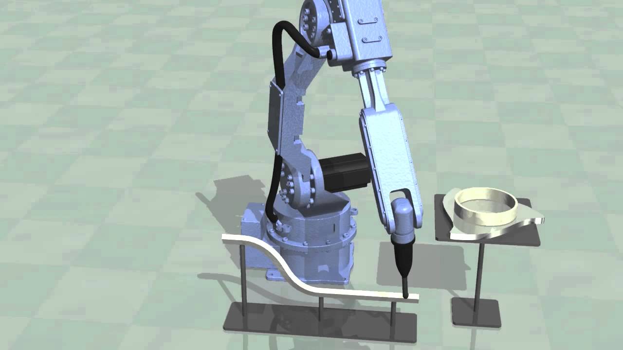 vertically articulated robot - YouTube