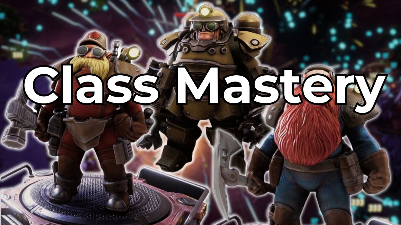 How to Driller Strong Armed Class Mastery Guide Deep Rock Galactic Survivor - YouTube