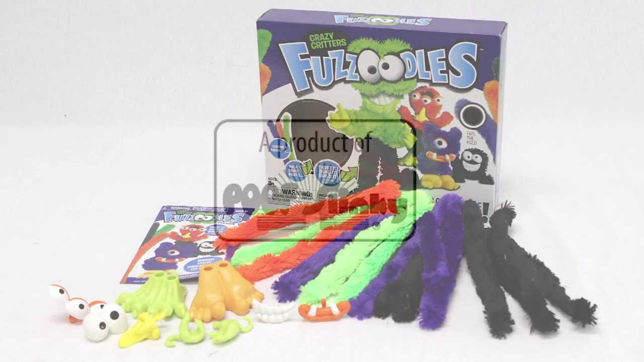 Fuzzoodles Crazy Critters - YouTube
