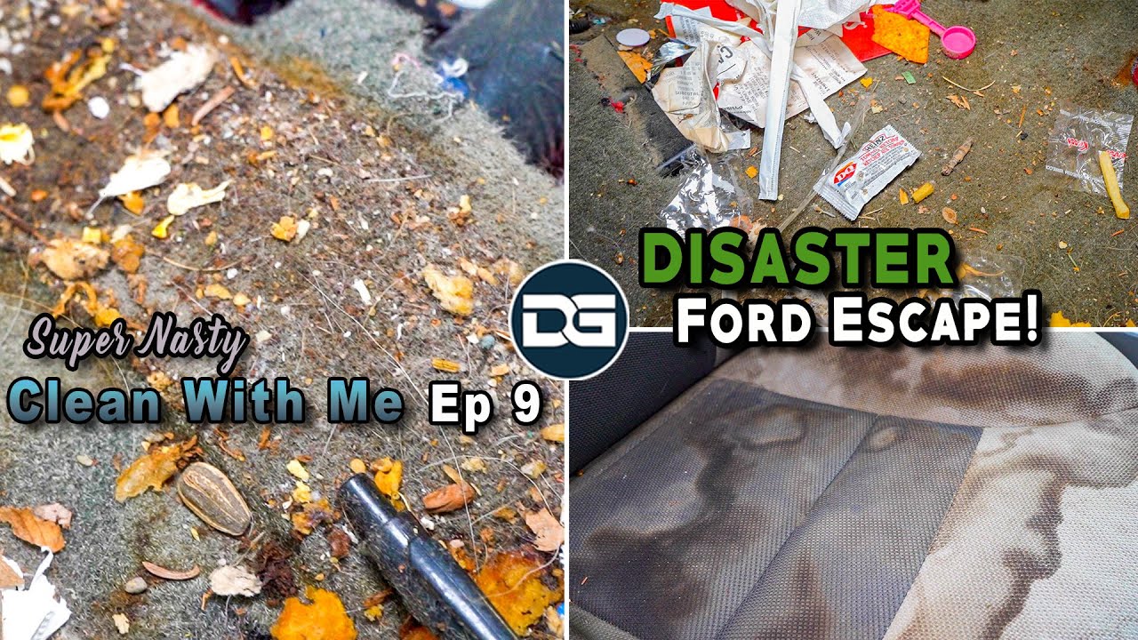 Disaster Car Detailing of a NASTY Ford Escape! | Clean With Me Ep 9 ...