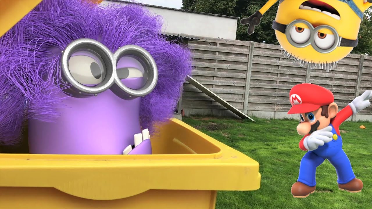 Watch Mario and animated Minions Come to Life! Amazing Video - YouTube