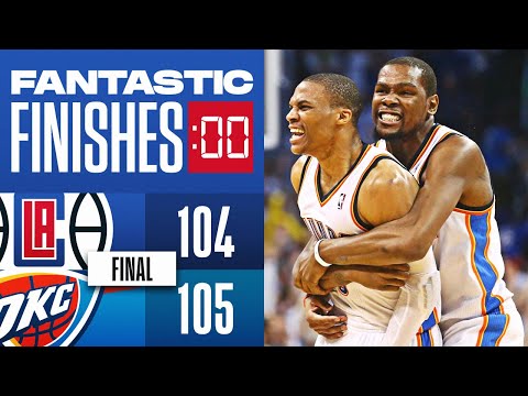 Final 1:47 WILD ENDING Clippers vs Thunder Game 5, 2014 Playoffs🔥🔥