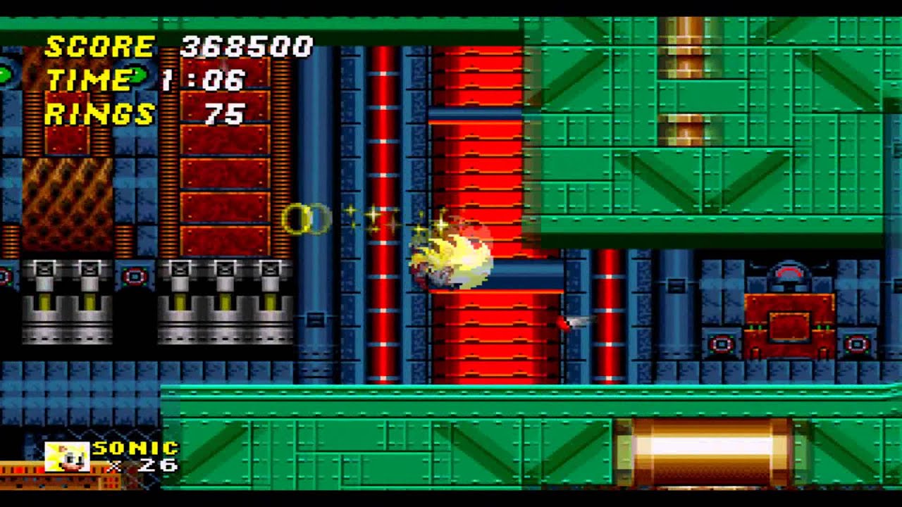 Sonic the Hedgehog 2 (Mega Drive) - Metropolis Zone - Parte 8 - YouTube