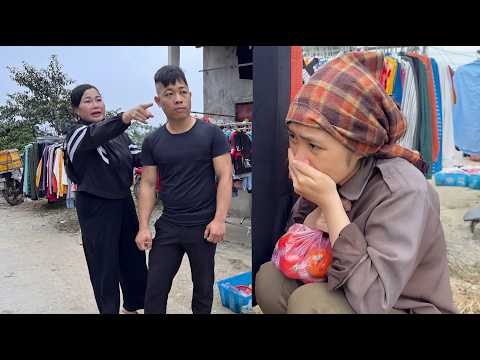 The homeless single mother was terrified when she saw her mother and husband searching for her.