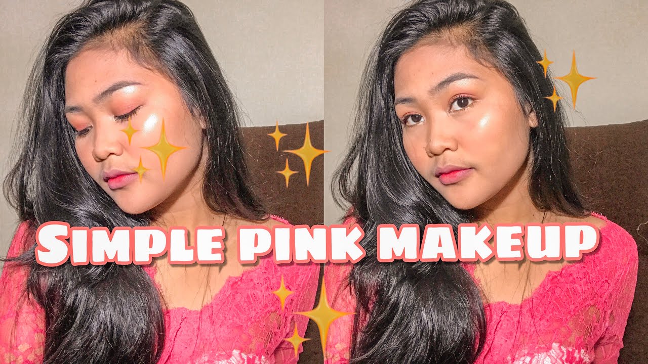 PINK MAKE UP TUTORIAL | GET READY WITH ME (Indonesia) - YouTube