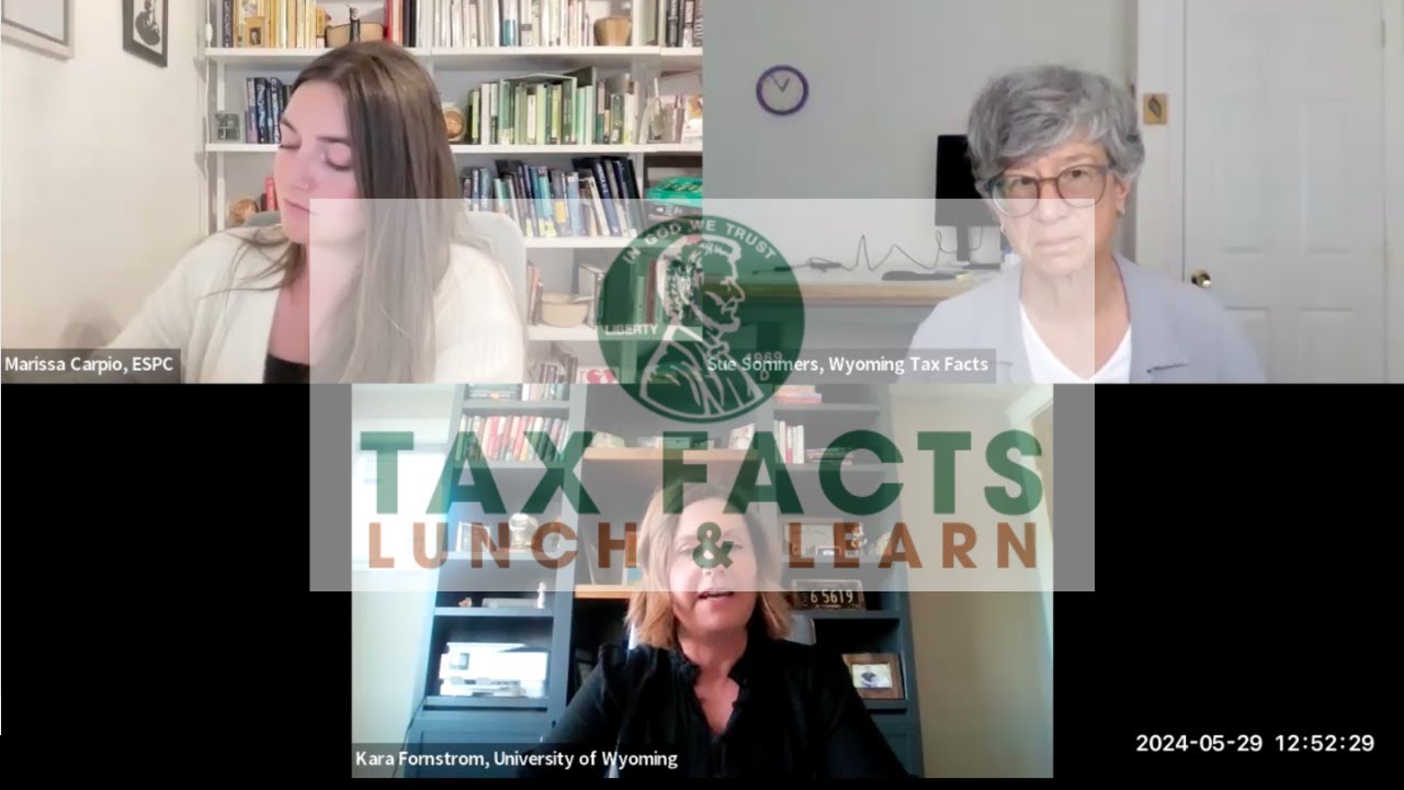 Tax Facts Lunch & Learn: Wyoming Wind Energy Tax Policy with Kara ...