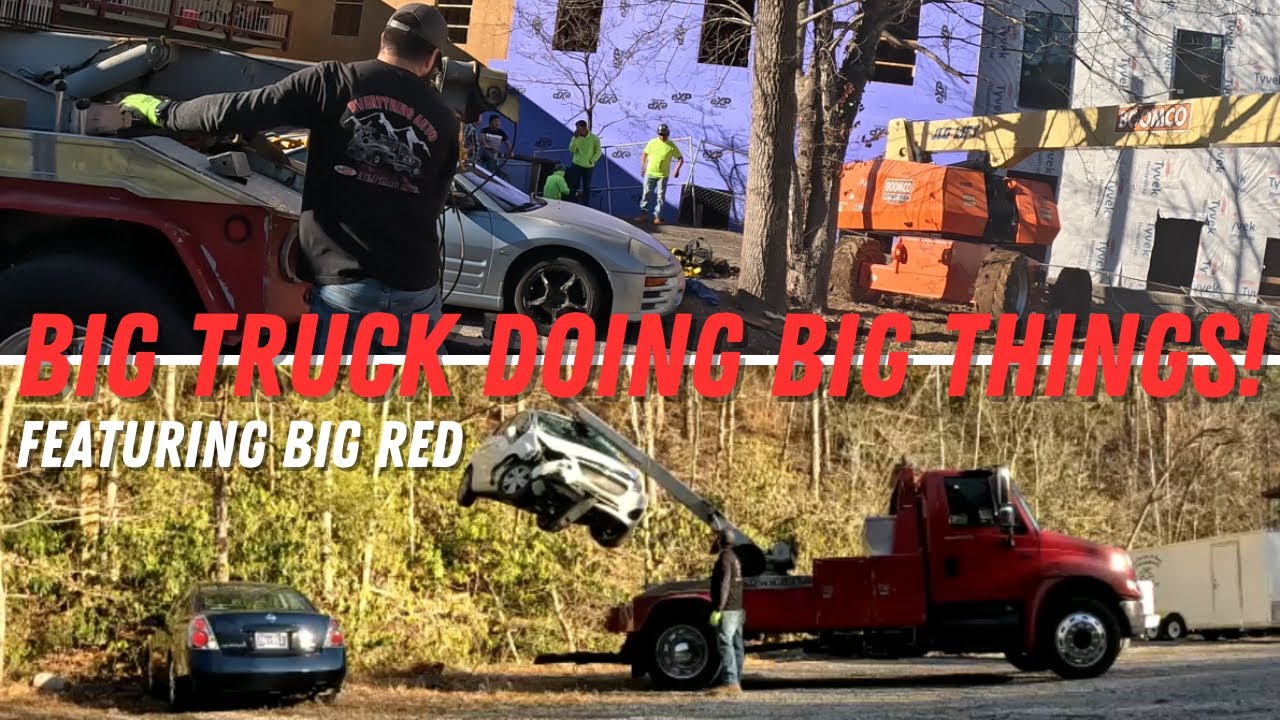Big Truck Doing Big Things! Featuring Big Red - YouTube