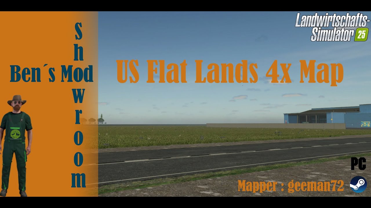 🅰🆂🅱🅰🆄🅴🆁 | 🚜LS25 ModShowroom 🚜| US Flat Lands 4X #fs25maps - YouTube