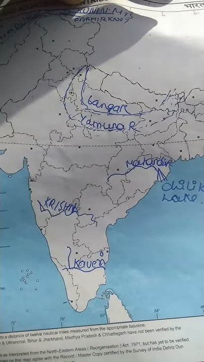Class 9 map work chapter 3 drainage coming in half yearly exams - YouTube