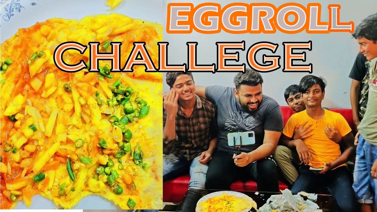 EGG ROLL EATING CHALLENGE | FASTEST LARGE EGG ROLL EATING in bangla | # ...