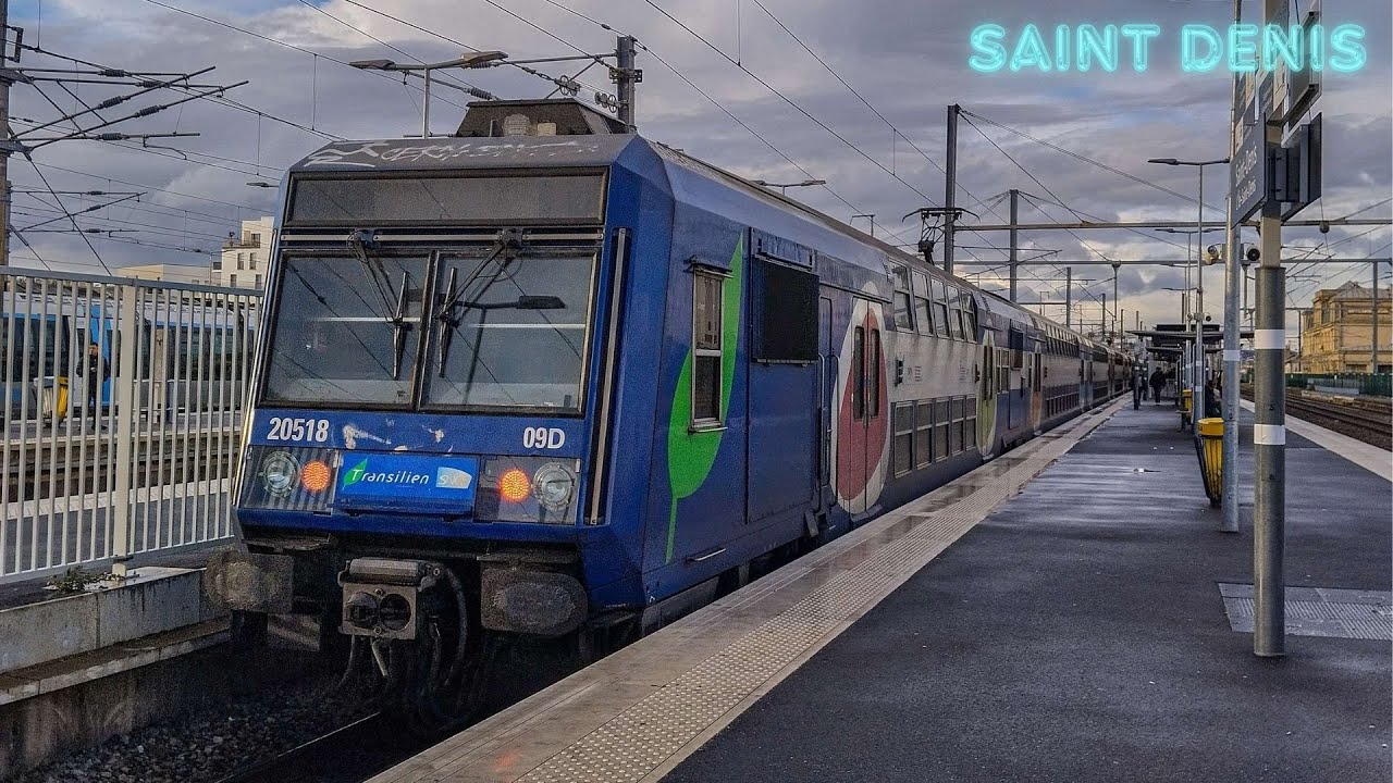 TGV, Eurostar, Thalys, TER, RER, transilien à Saint-Denis (93) - YouTube