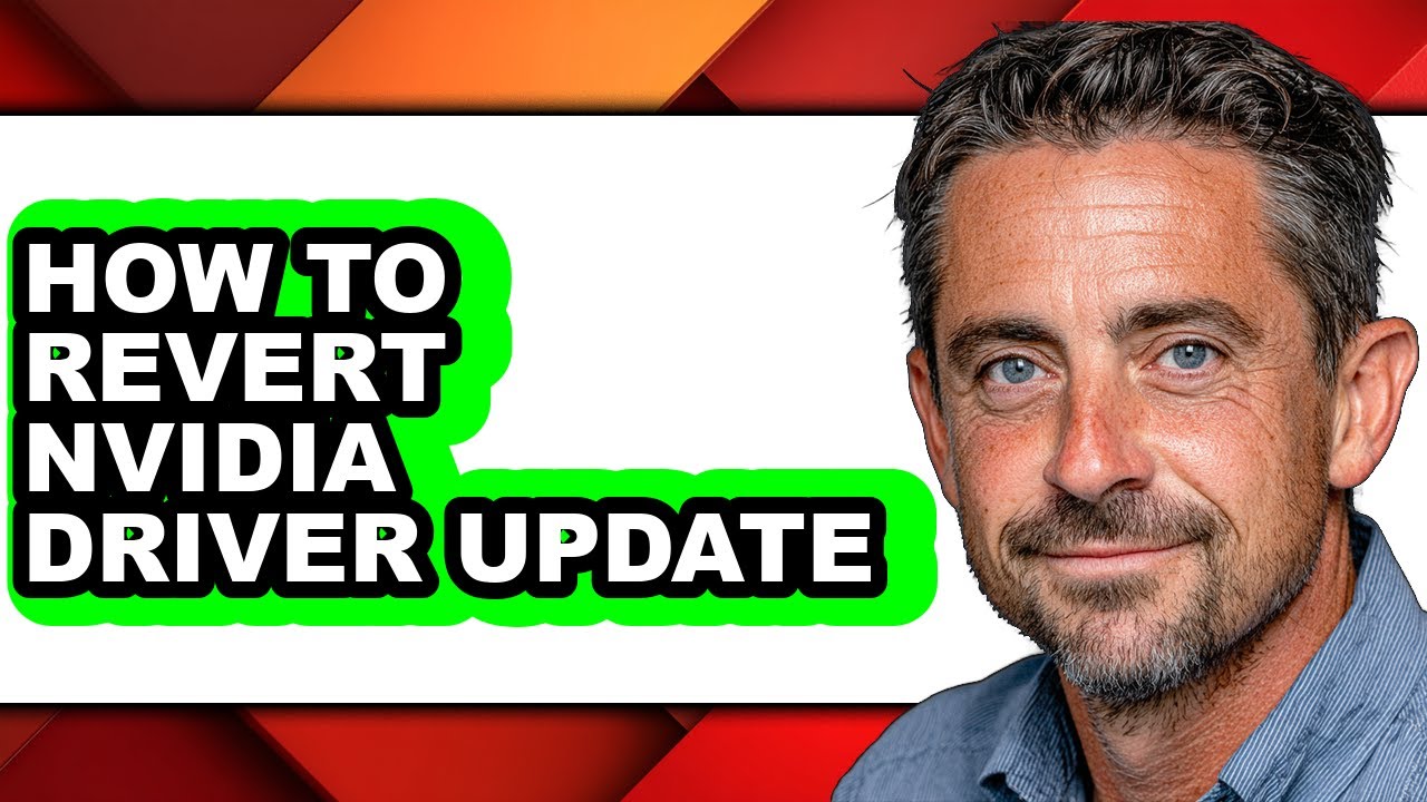 How to Revert Nvidia Driver Update - Step by Step - YouTube