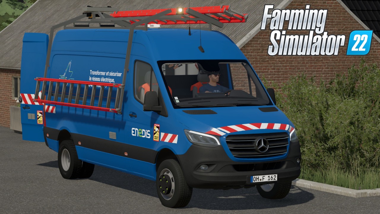 FS22 - Mercedes Benz Sprinter 4x4 Gen 3 - Enedis - NEW CAR MOD for ...
