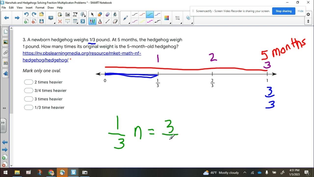 Problem Solving: Fraction Division (Use Strategy "Solve a Simpler ...