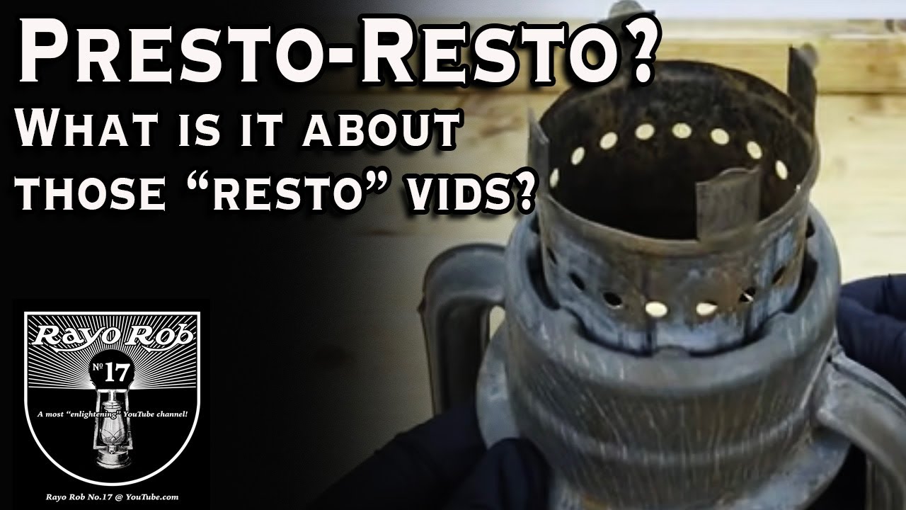 Presto-Resto? What is it about those "resto" vids? - YouTube