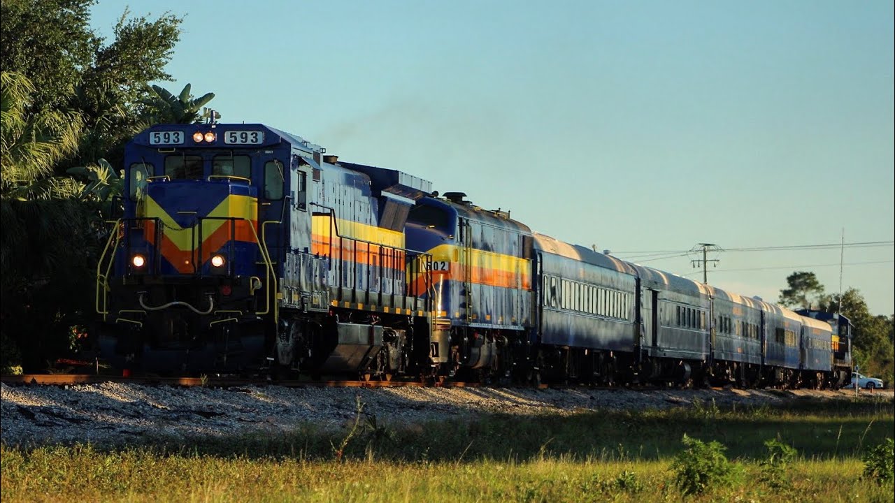 Seminole Gulf Railroad dinner train! - YouTube