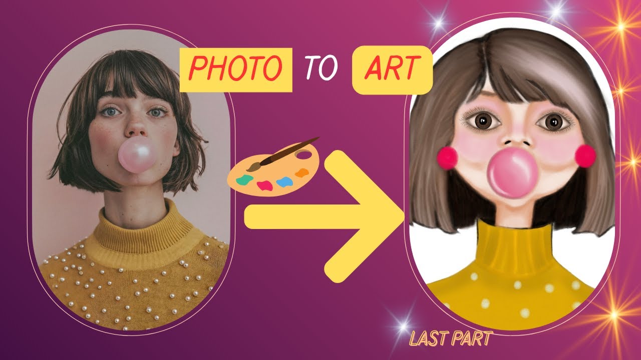 Watch Me Draw| Turning Photo to Art | Real-Time Drawing| Illustration ...