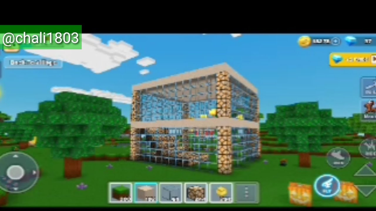 new mini block craft 2 floor camplid (part 31) nice floor - YouTube