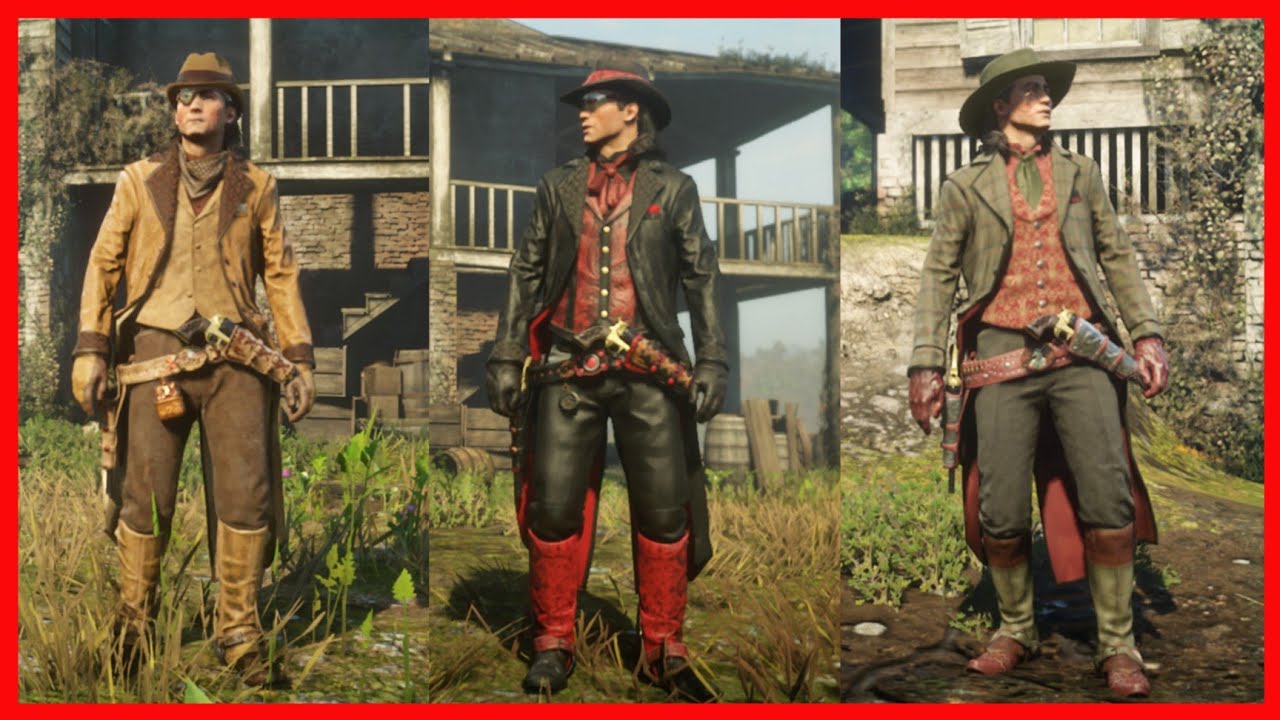 Red Dead Online Requested Outfits #101 Morning Tail coat - YouTube