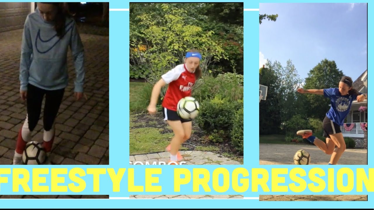MY FOOTBALL/SOCCER FREESTYLE PROGRESSION - YouTube
