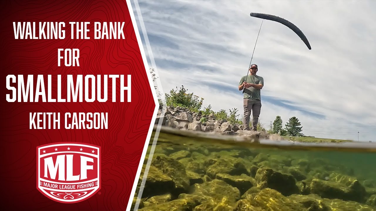 Keith Carson looks for points, current breaks when walking the bank for ...