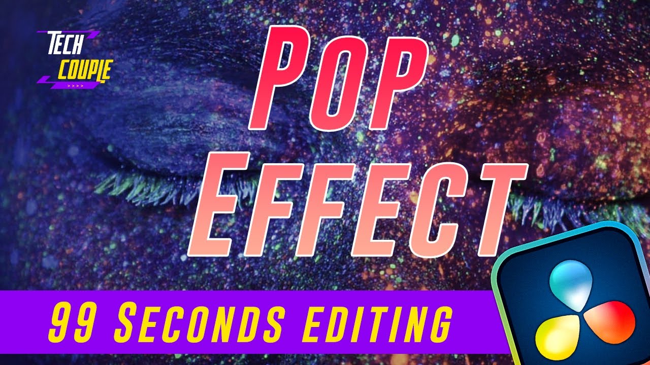 How to animate a Pop Effect | 99 Seconds Editing | Tech Couple - YouTube