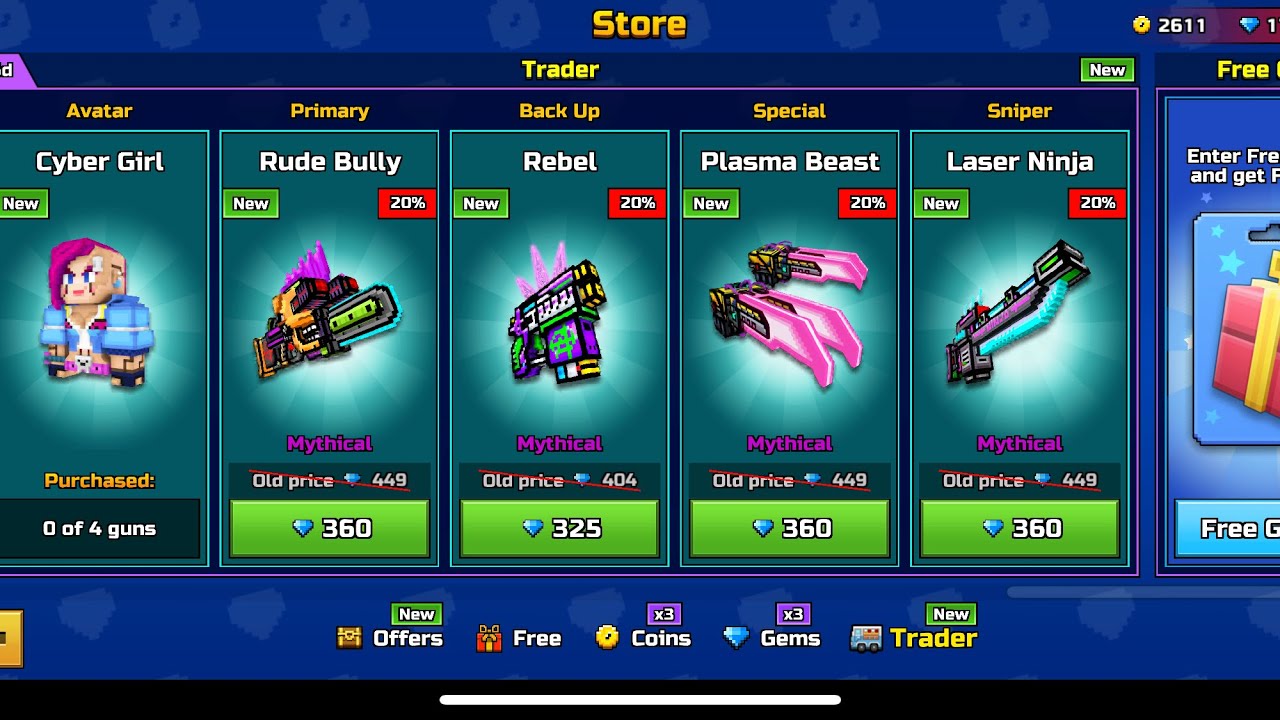 New trader van Review | In pixel Gun 3D 💎 - YouTube