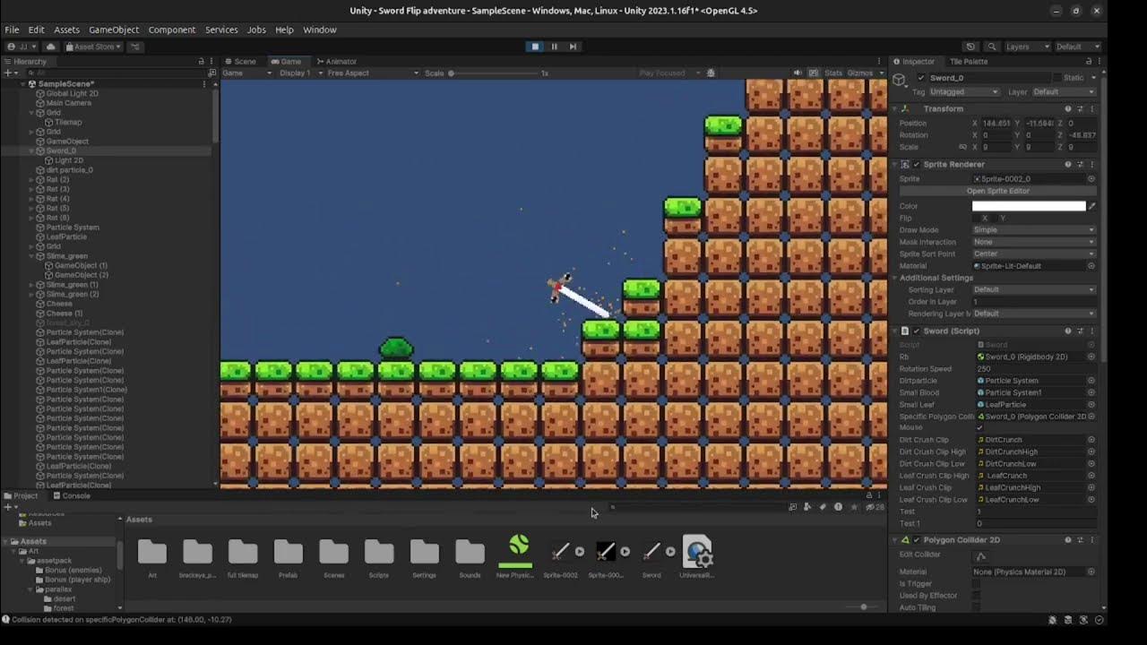 Sword Flip Adventure Devlog #1 - YouTube