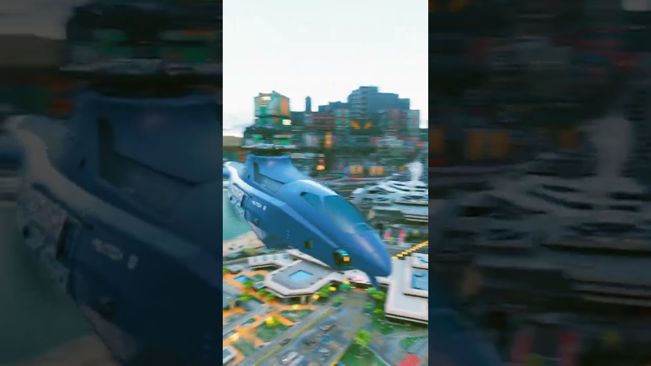 Cyberpunk 2077 - Militech Valgus Helicopter Move - YouTube