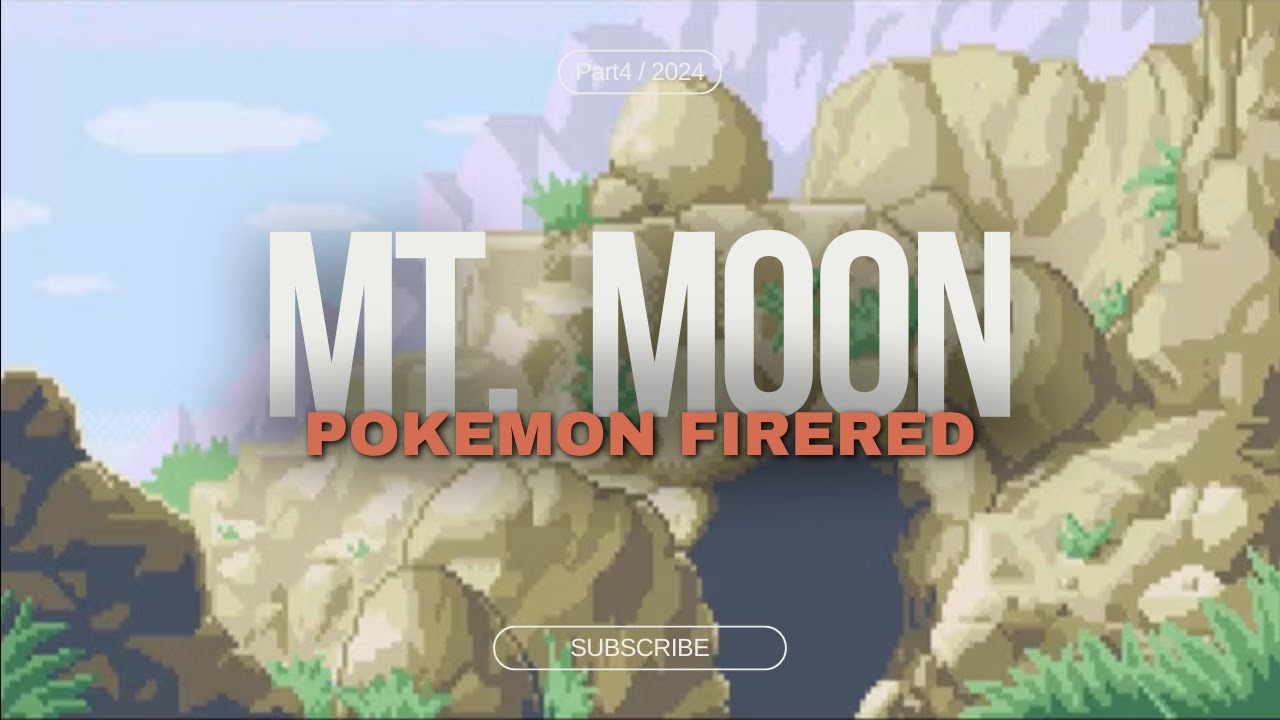 Pokémon FireRed Adventure: Part 4 - MT. MOON - YouTube