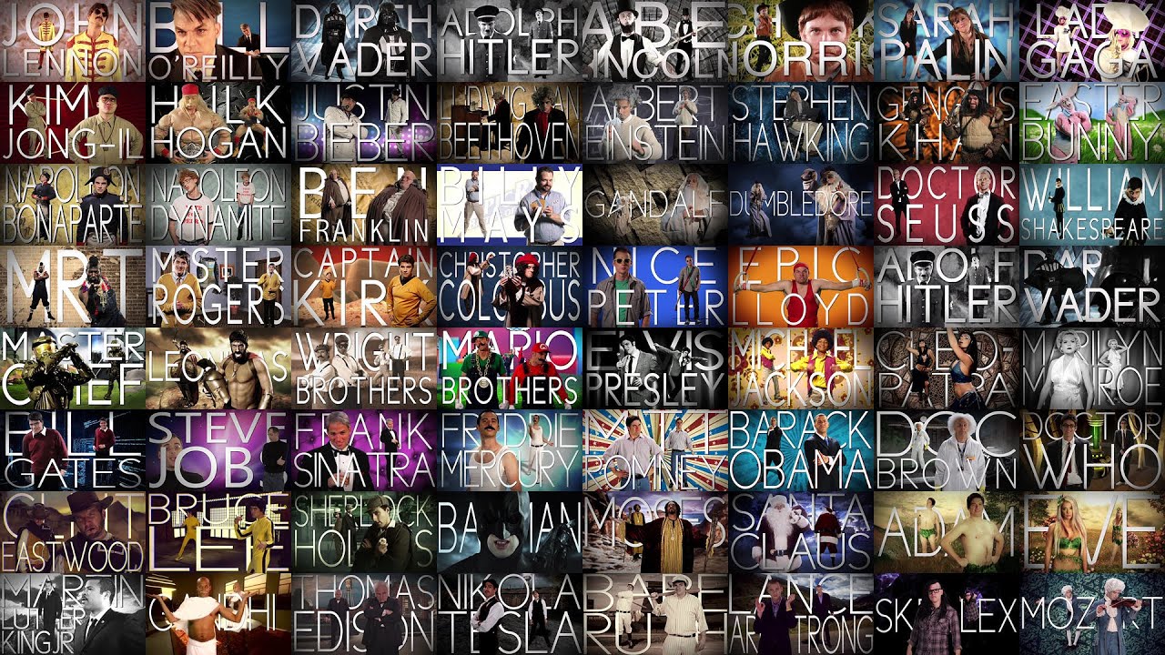 Every Epic Rap Battle of History Categorized! Season 4 and Bonus Battle ...