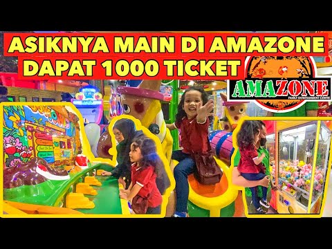 Serunya main game di Amazone | Wahana bermain anak yang murah dan banyak permainannya - YouTube