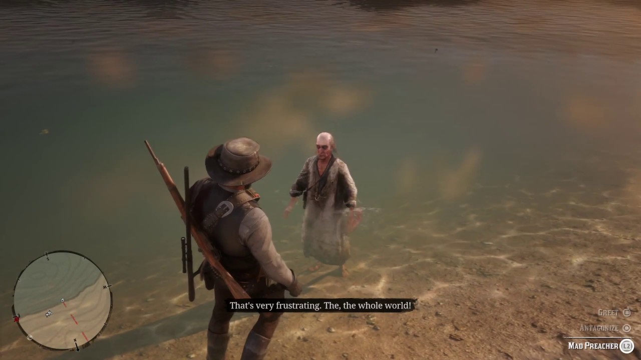 Red Dead 2 - “Saving” the Mad Preacher - After the Epilogue - YouTube