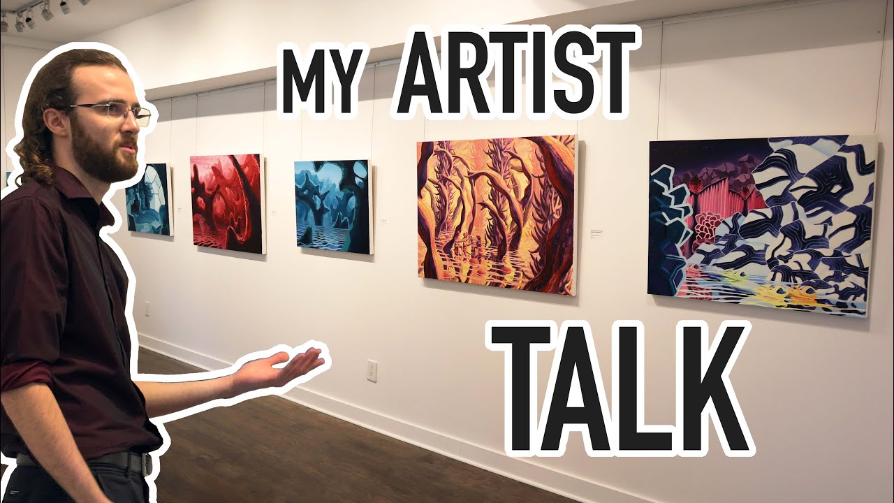 My Artist Talk From “Paintings of Another Universe” Solo Show - YouTube