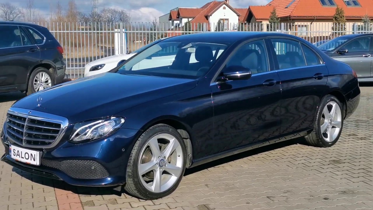 Mercedes-Benz Klasa E E220d Model 2018’ Webasto - YouTube
