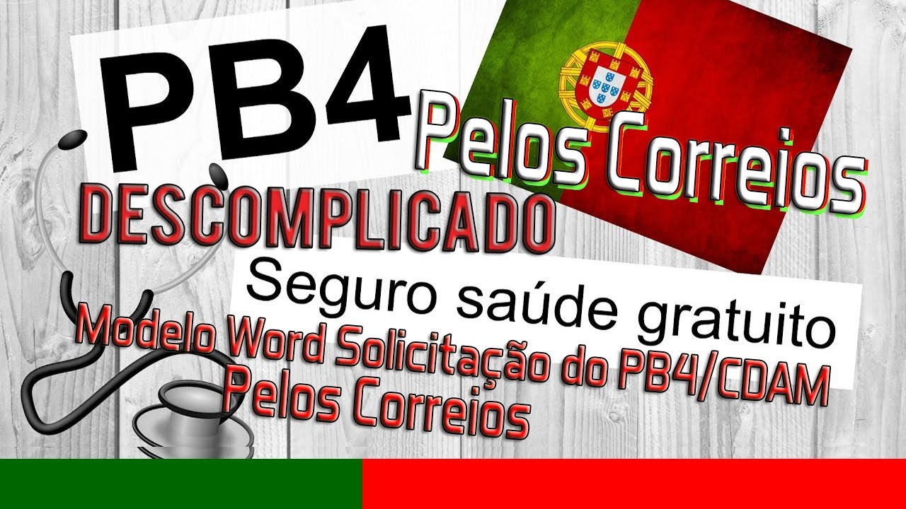 Solicitar PB4 Pelos Correios + Modelo Word Solicitação PB4, Como fazer ...