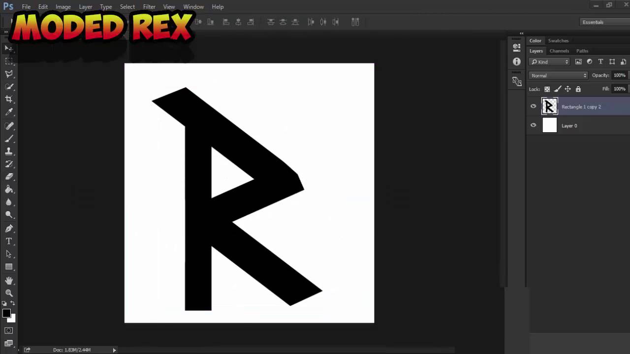 MAKING MY YOUTUBE LOGO [PHOTOSHOP] - YouTube