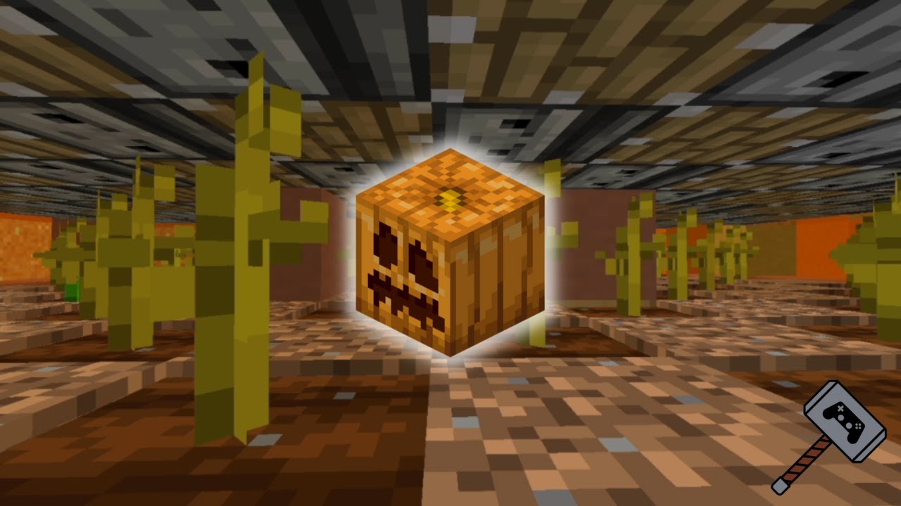 Minecraft, Watching Pumpkins Grow | Relaxing & Calming - YouTube