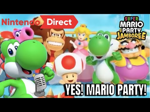 A NEW MARIO PARTY GAME!? || Super Mario Party Jamboree Reaction - YouTube